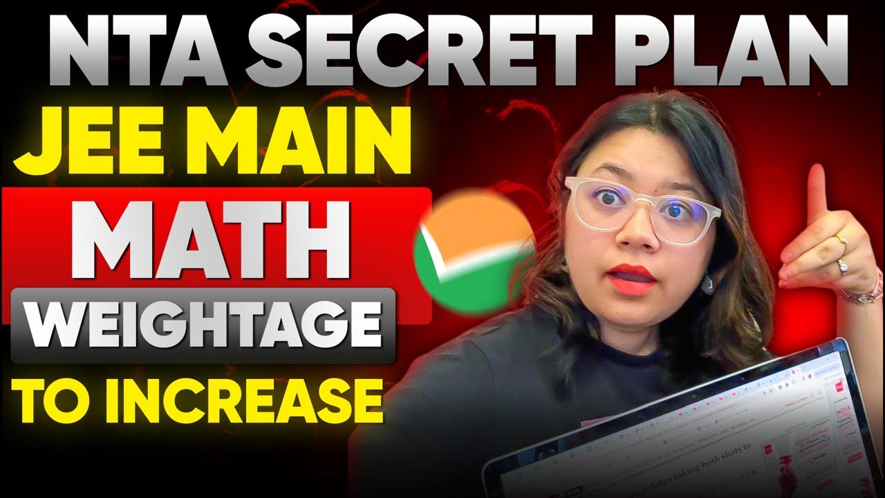 Reality Check 🤬Math Weightage DOUBLES in JEE Main 2025 #jee2025 #jee1 - YouTube