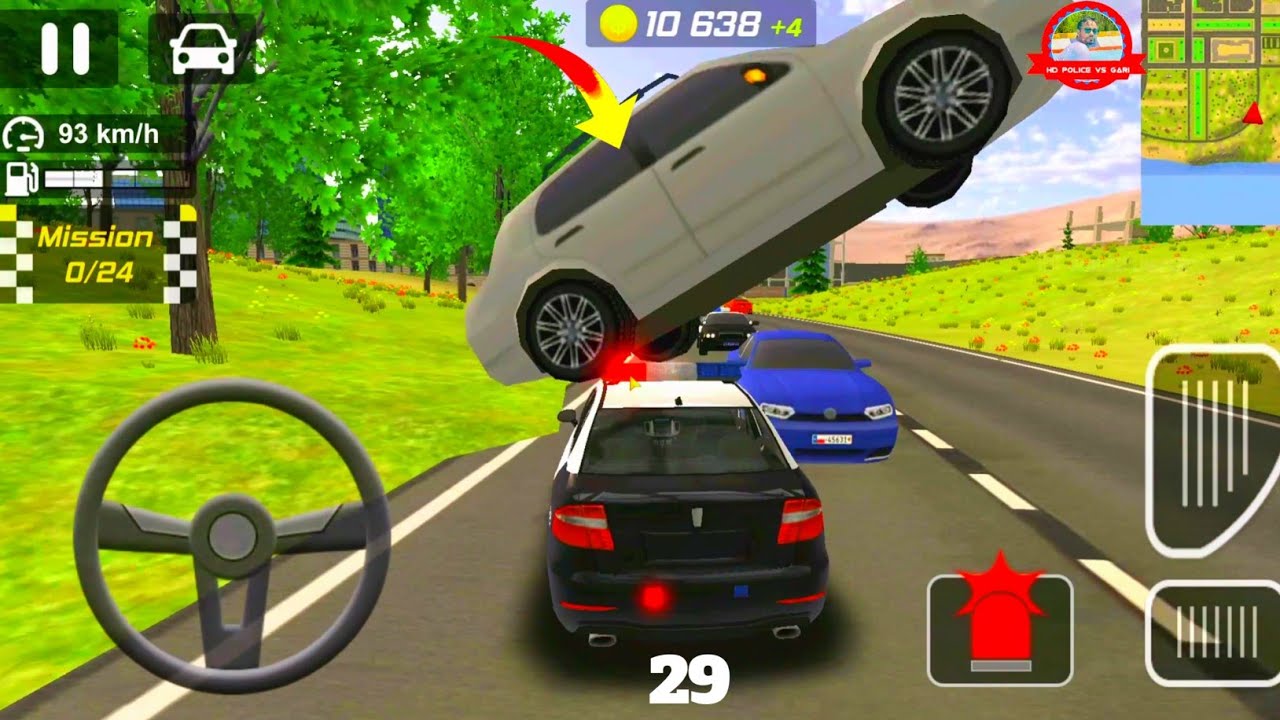 HD police vs gari game #1229 police Gameplay Best Car Games Drift Gari ...