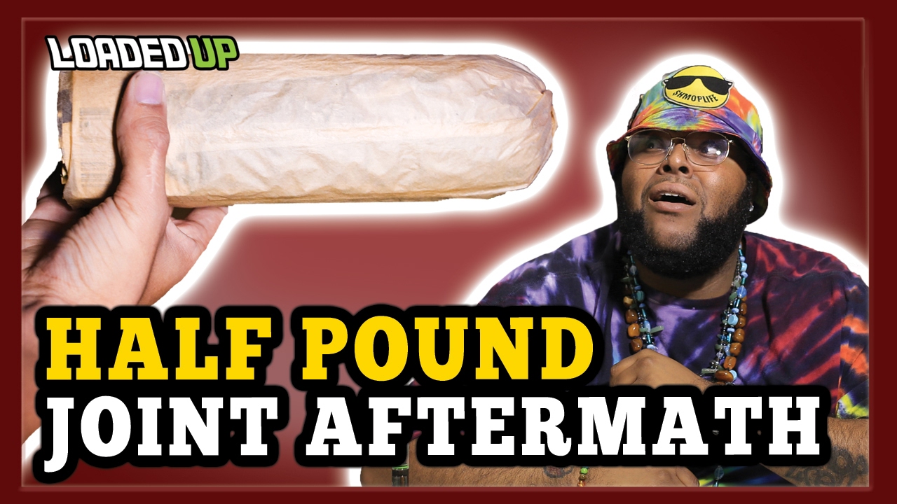 Half Pound Weed Joint Aftermath - YouTube