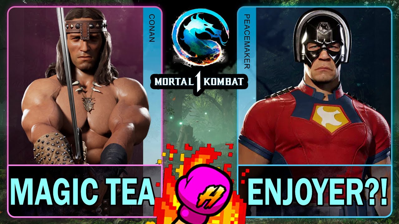 MK1 Magic Tea (CONAN) VS Enjoyer (PEACEMAKER)🥊Mortal Kombat 1🥊4K 60ᶠᵖˢ ...