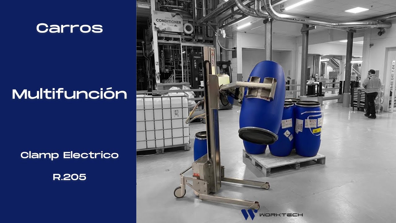 Carro Multifunción REGLIFT / WORKTECH R 205 Clamp Electrico - YouTube