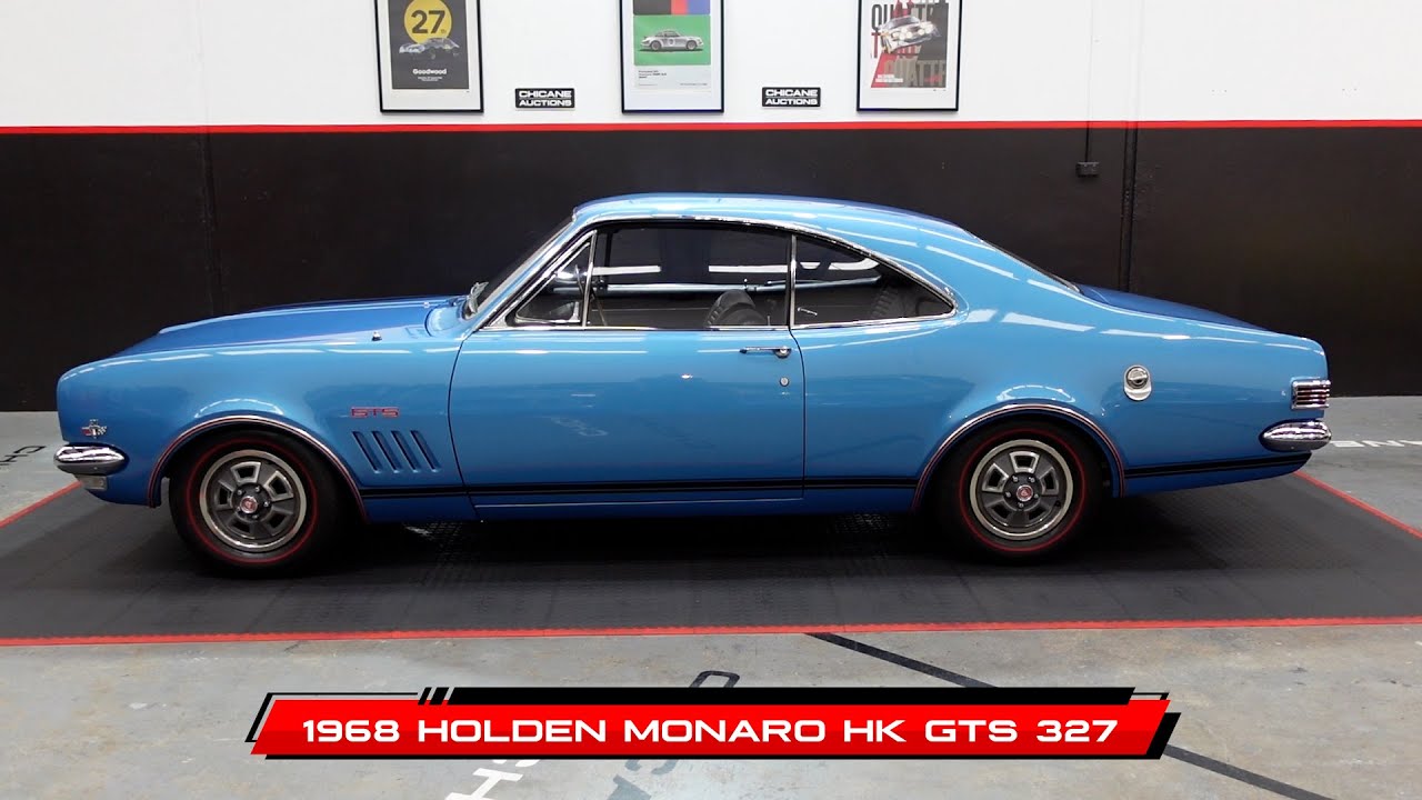 1968 HOLDEN MONARO HK GTS 327 - Chicane Auctions - YouTube