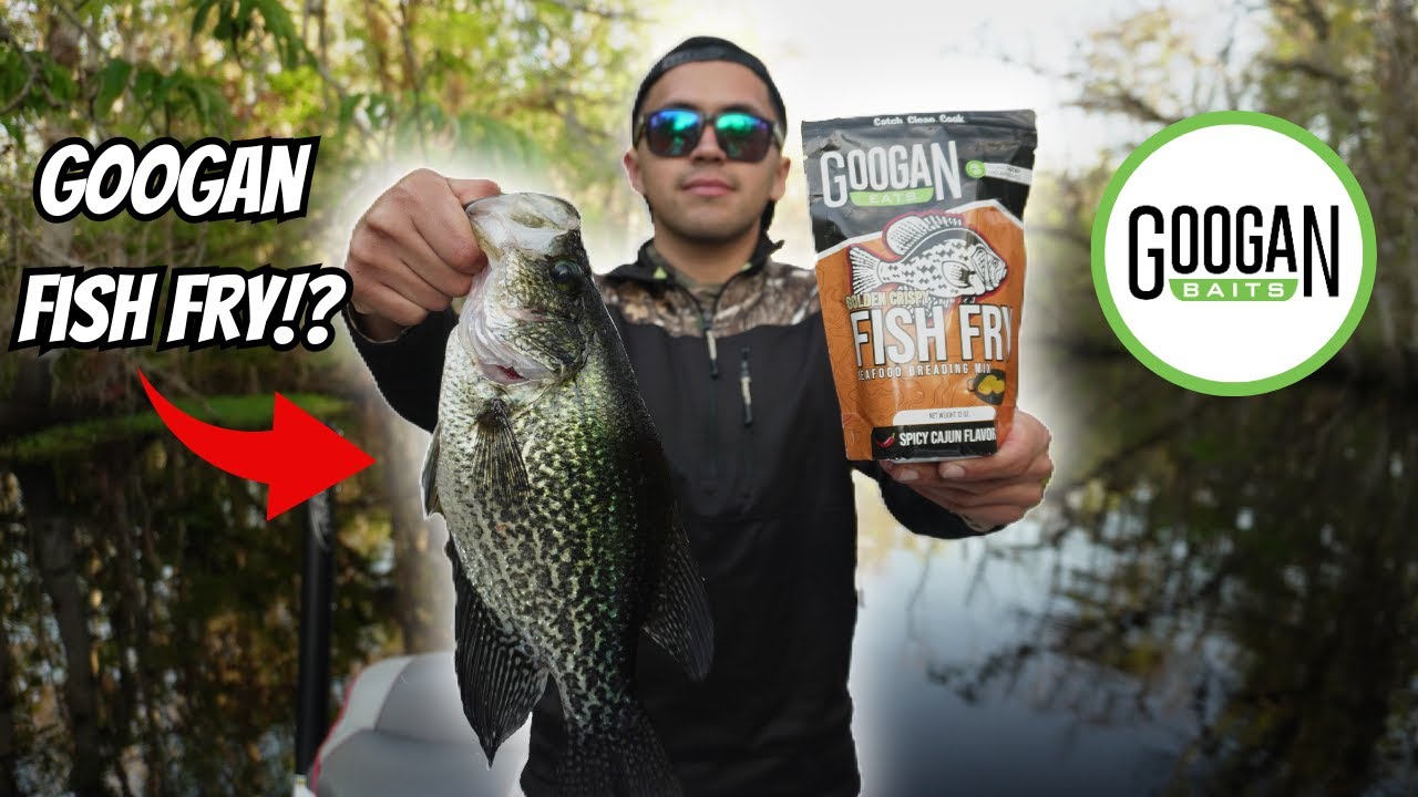 Trying out GOOGAN Fish Fry!? Catching monster CRAPPIE! (Catch Clean ...