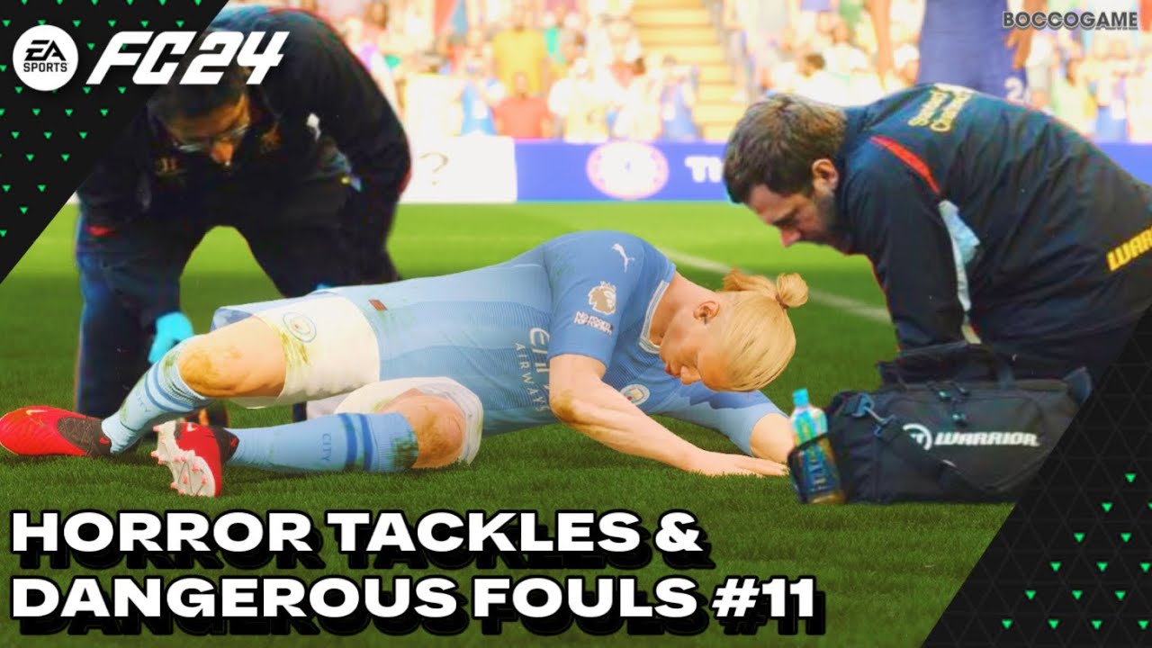 FC 24 - Horror Tackles & Dangerous Fouls☠️ #11 #eafc24 #fc24 - YouTube