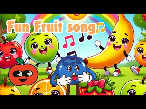 Fun Fruit song for kids | learn Colors with fruits | English learning ...