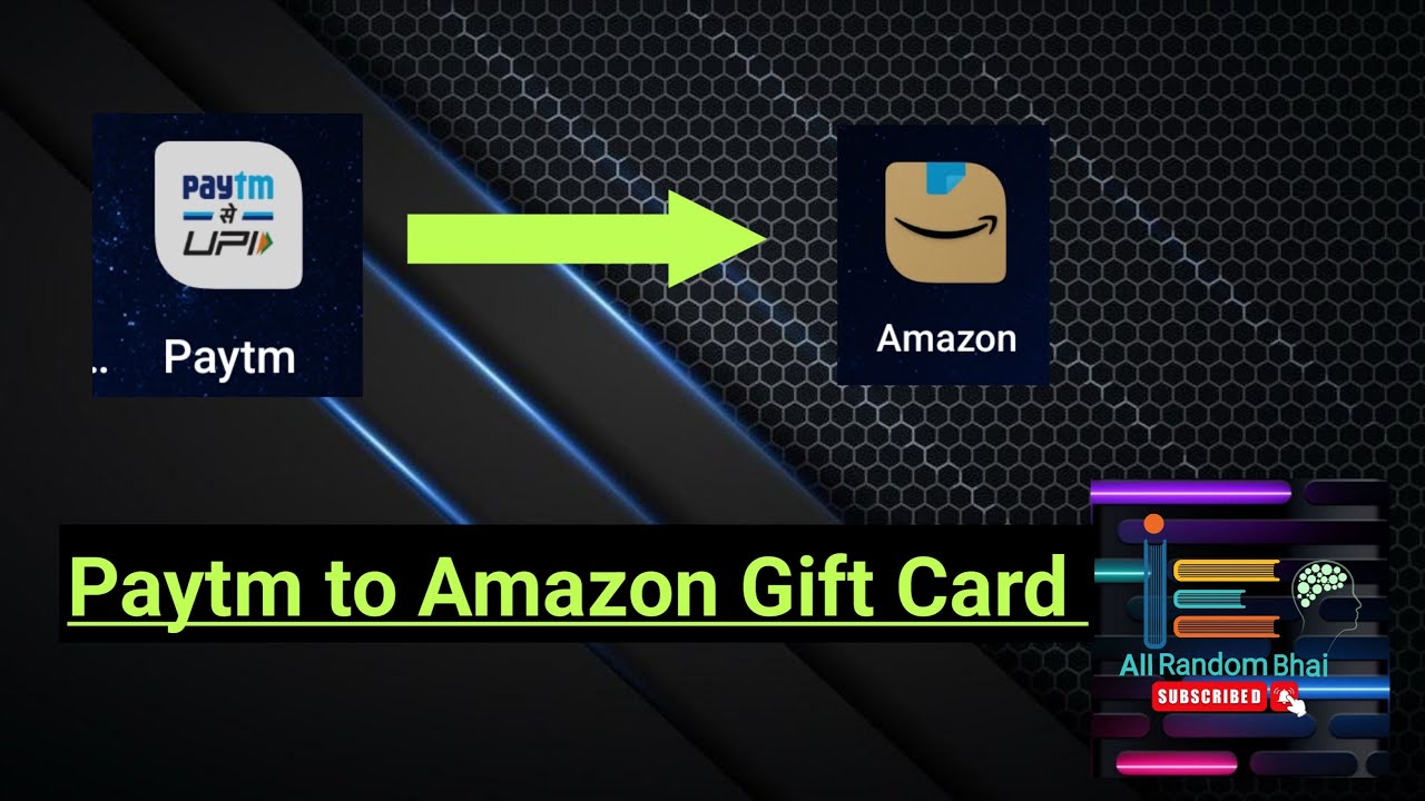 How to buy amazon gift card from Paytm | comment for next video ...
