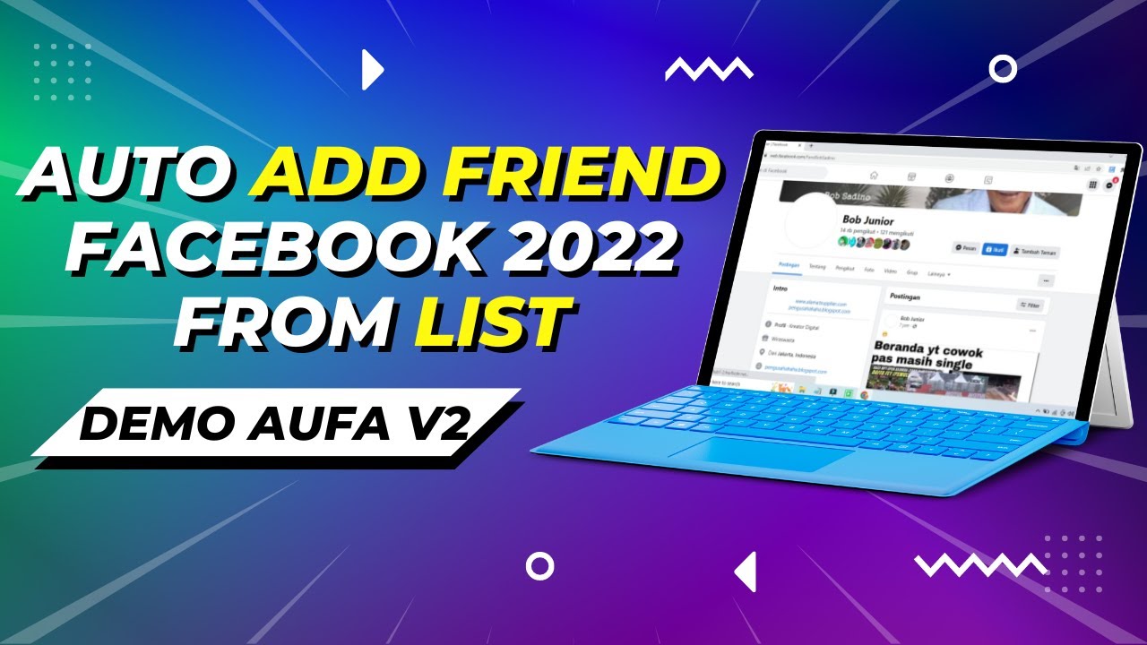 SCRIPT AUTO ADD FRIEND FACEBOOK 2022 FROM LIST | DEMO AUFA - YouTube