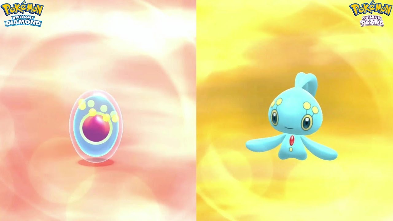 【Mystery Gift】How to get a Manaphy Egg - Pokemon Brilliant Diamond ...