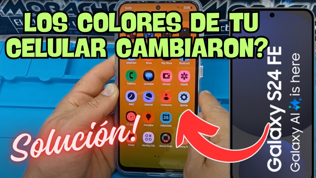 Cambiaron Los Colores de la Pantalla de mi Celular Samsung. COLORES ...