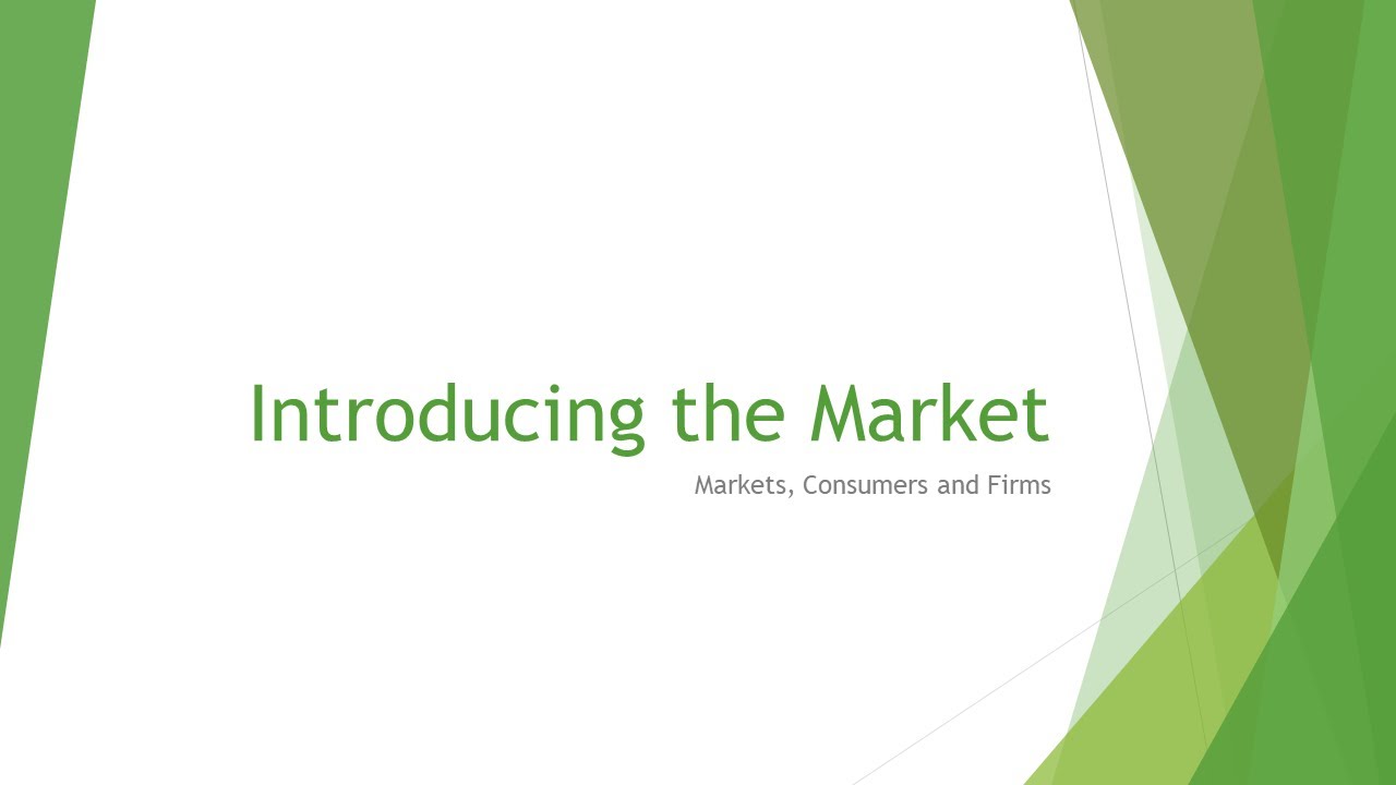 Introducing the Market | Pearson Edexcel A-Level Economics B - YouTube