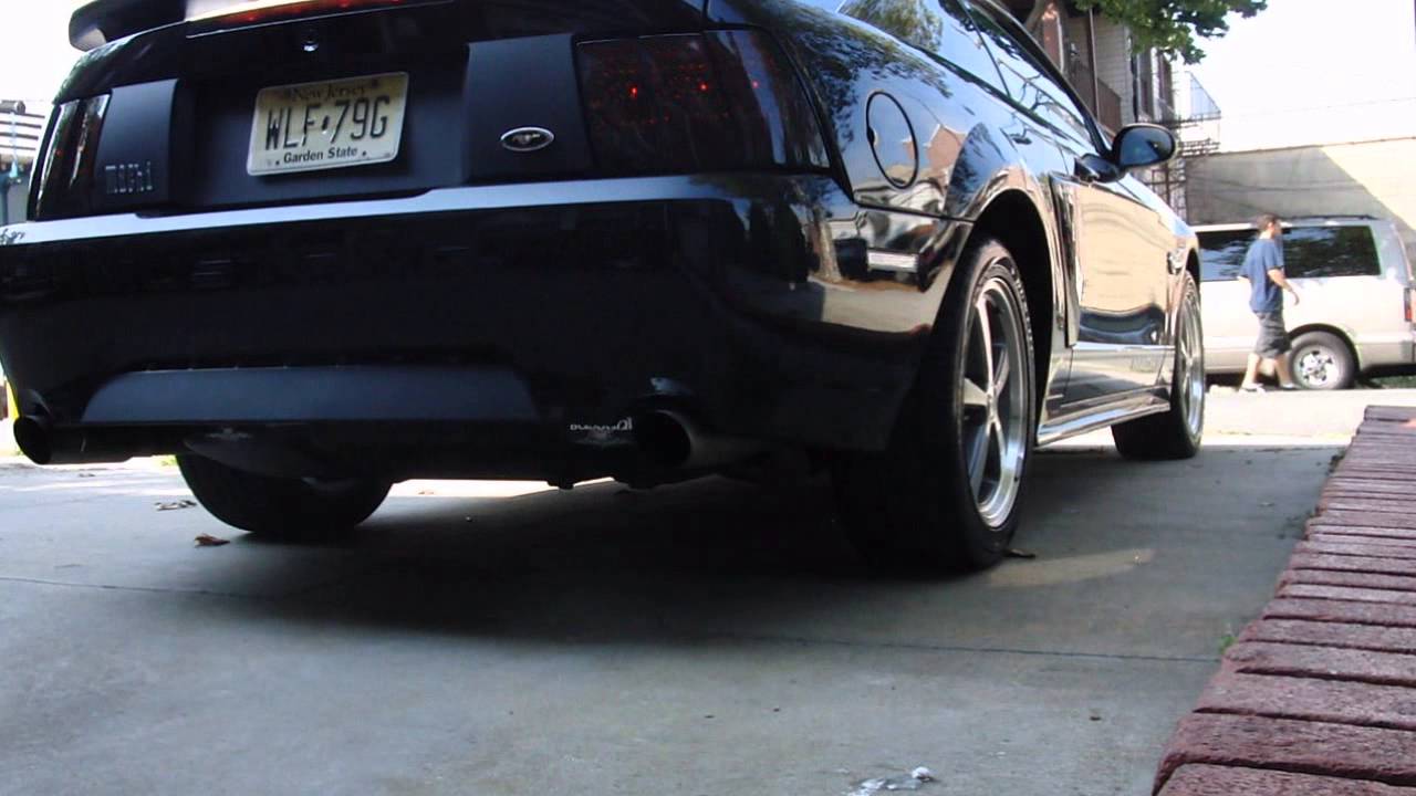2004 Mustang mach 1 Steeda exhaust - YouTube