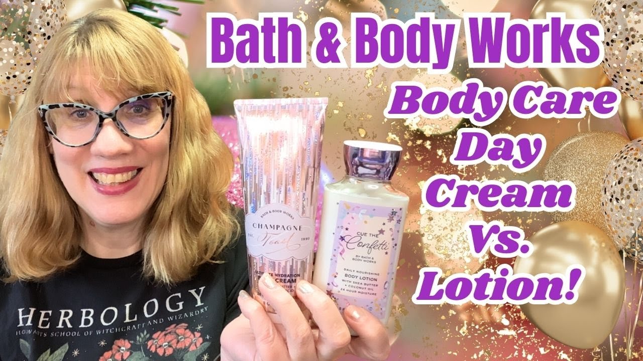 Bath & Body Works Body Care Day Cream & Lotion! - YouTube