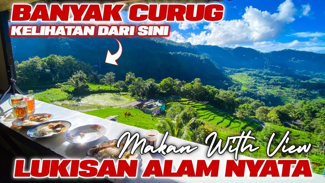 Menuju rumah makan dengan pemandangan indah di Naringgul cianjur - YouTube