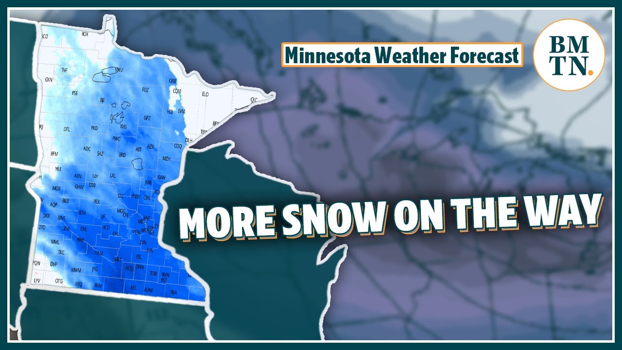 Snow returns to Minnesota on Thursday, bitter cold follows - YouTube