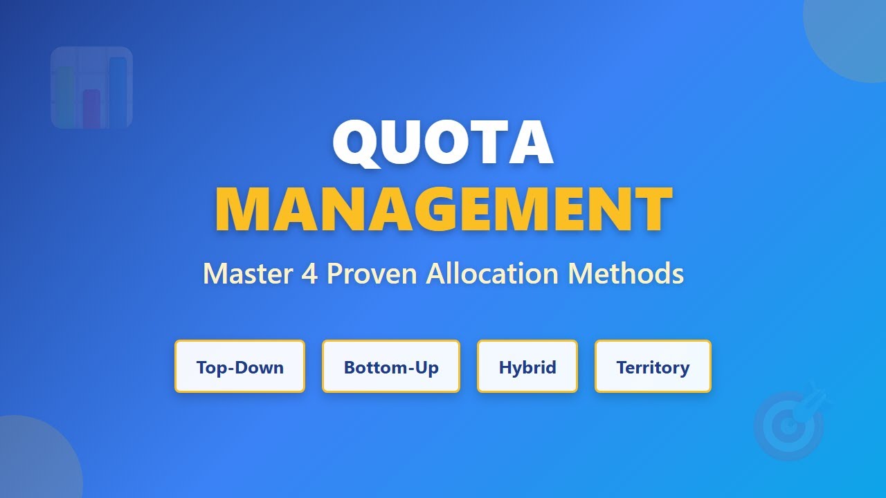 Master Quota Management: 4 Proven Approaches to Set Fair Sales Targets ...