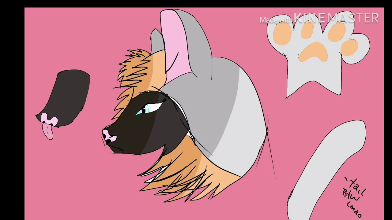 My fursona drawings! !¡BASES ARE FREE!¡ - YouTube