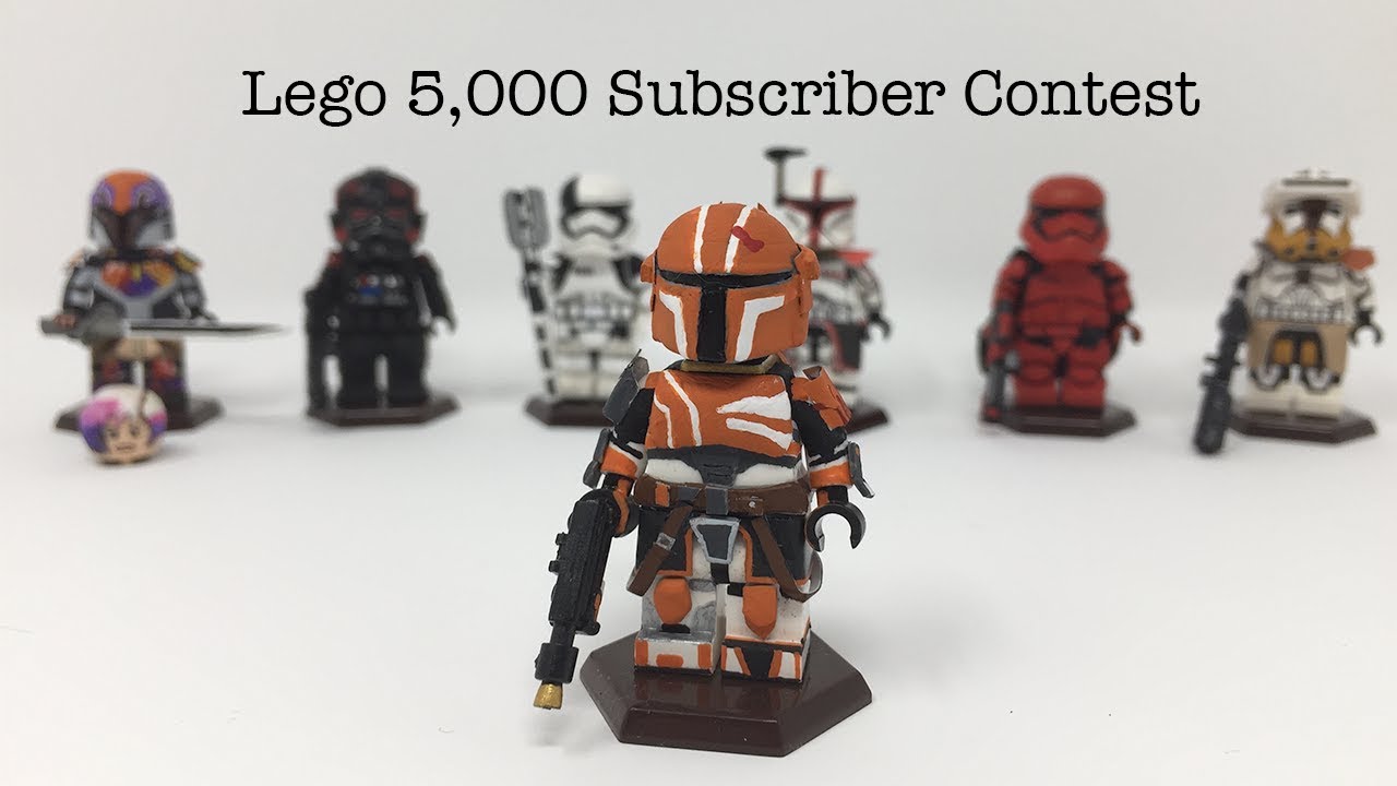 Lego Custom Minifigure 5,000 Subscriber Contest With Prizes! (Worldwide ...