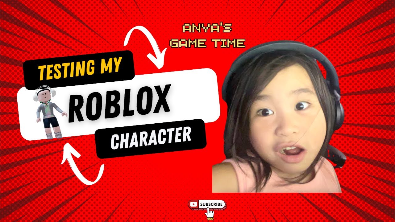 Testing My New Custom Roblox Character | Anya's Game Time - YouTube