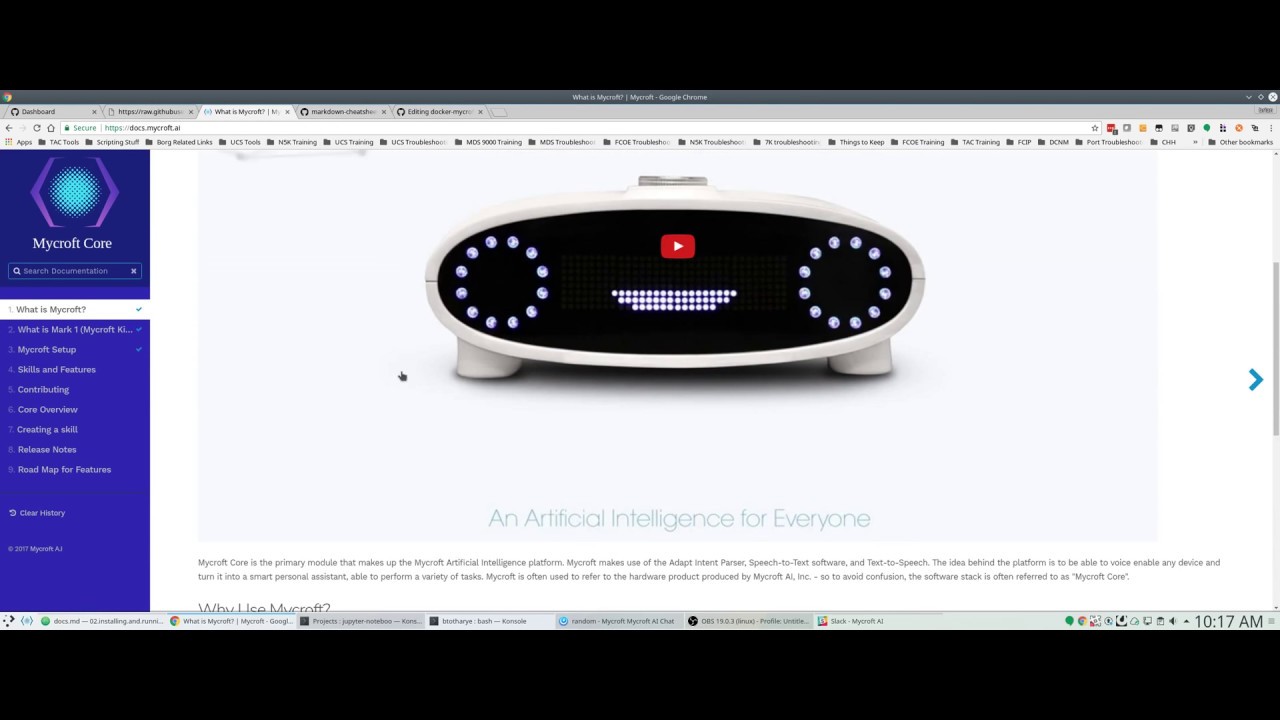Mycroft - Contributing Without Coding Experience Update Documentation - YouTube