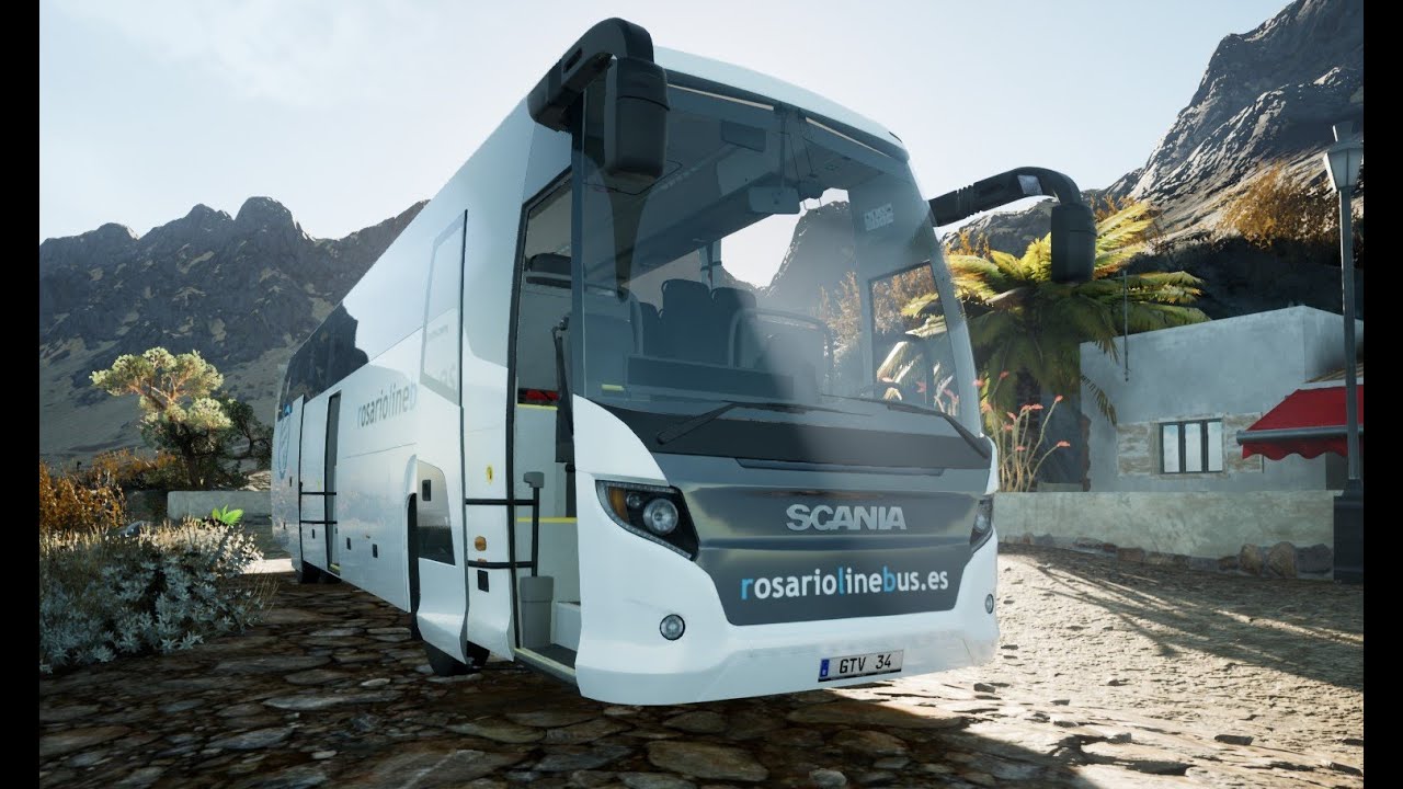 Tourist Bus Simulator - SCANİA Touring 129 - YouTube