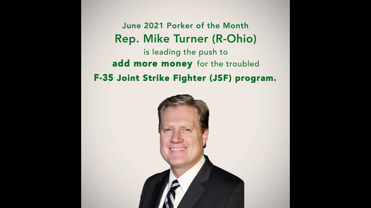Rep. Mike Turner is CAGW's June '21 Porker of the Month - YouTube