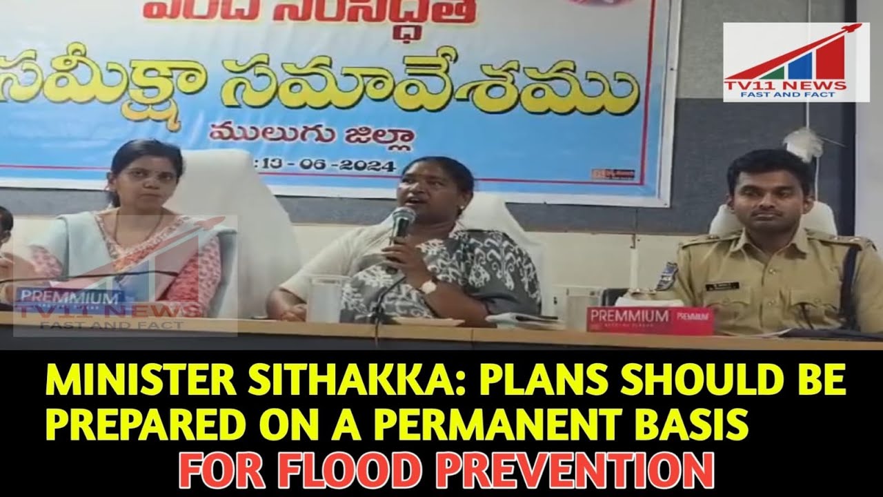 MINISTER SITHAKKA: PLANS SHOULD BE PREPARED ON A PERMANENT BASIS FOR ...