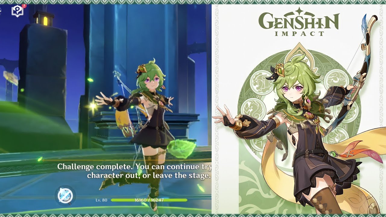 Genshin Impact Collei Character Trail Gameplay - YouTube