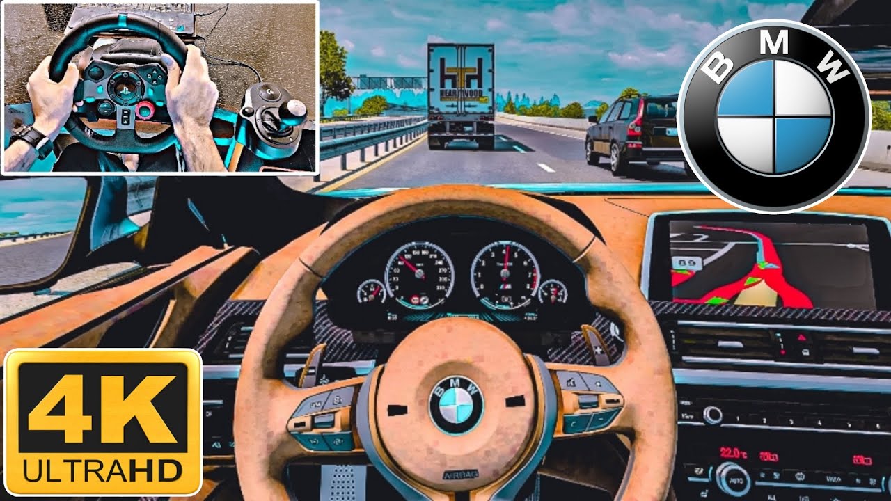 American Truck Simulator - BMW M6 F13 - Logitech G29 Gameplay (ATS ...