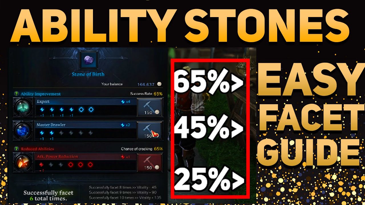Lost Ark Ability Stone Guide │ How to Facet Ability Stones - YouTube