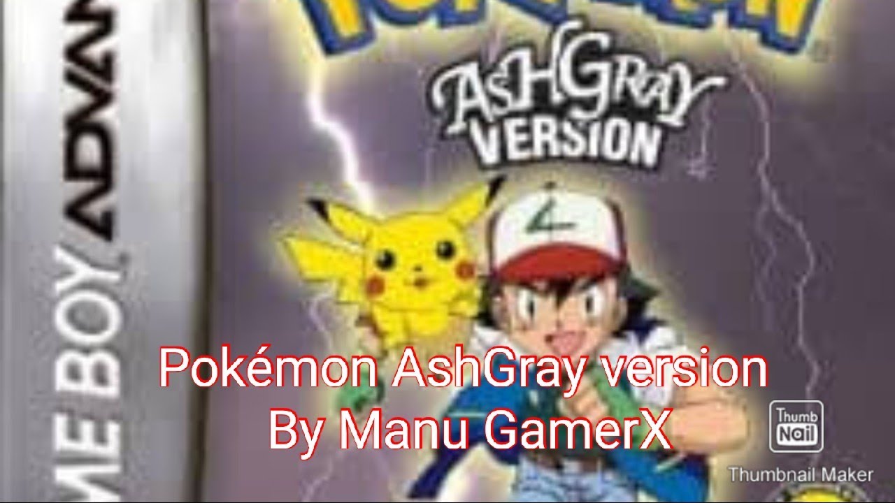 Pokémon ash gray for GBA by Manu Gamer - YouTube