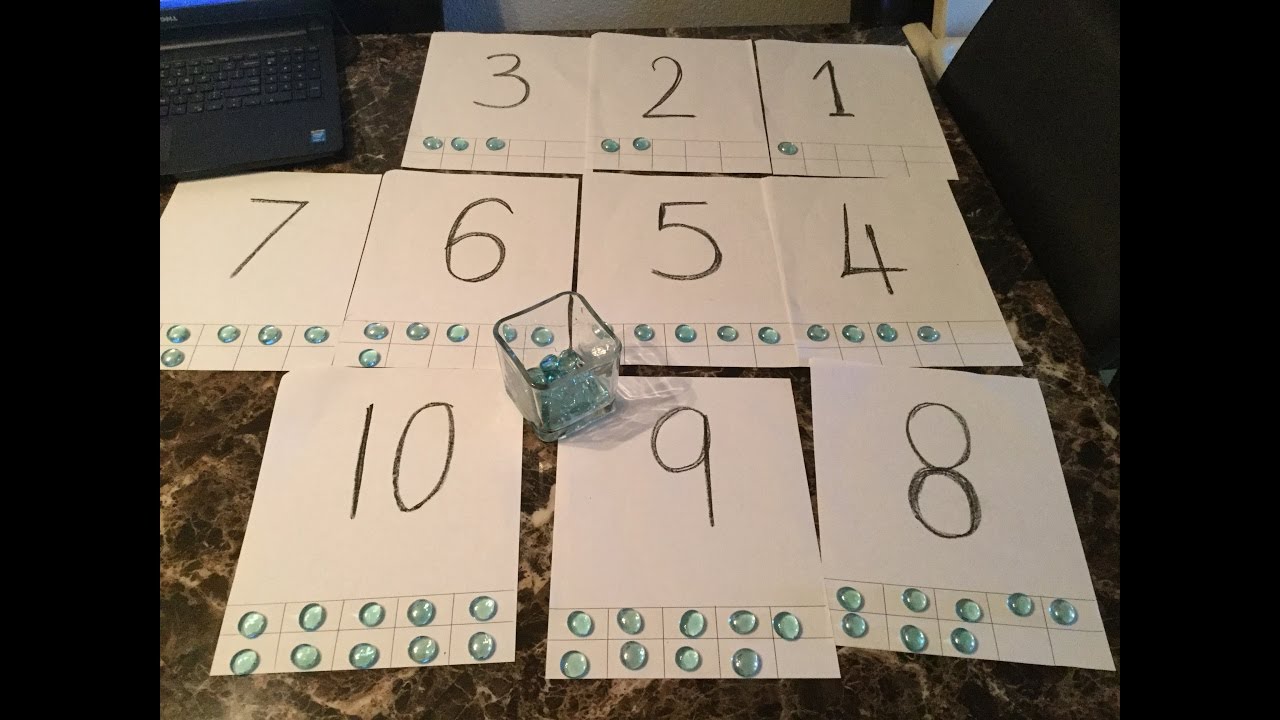 Counting numbers From 1-10 - YouTube