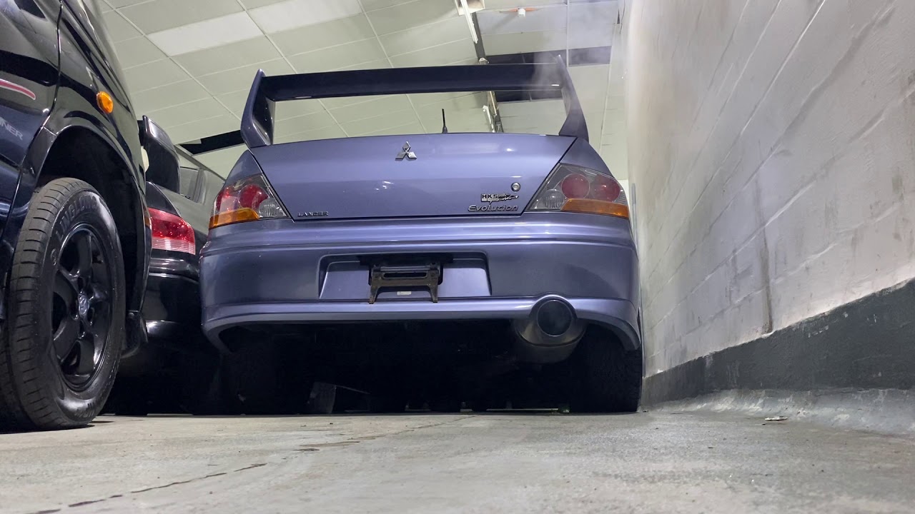 JDM MITSUBISHI EVOLUTION VIII EVO 8 HKS EXHAUST + BLOW OFF VALVE SOUND ...