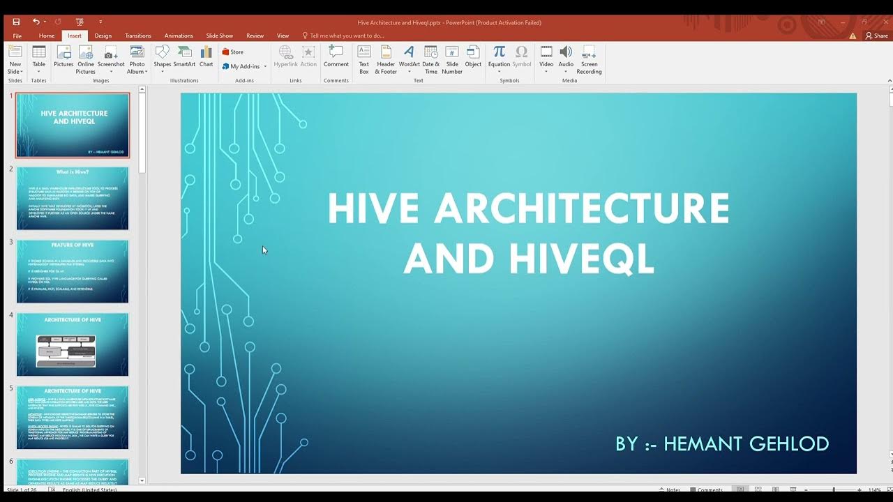 Hive Architecture and Hiveql pptx PowerPoint presentation - YouTube