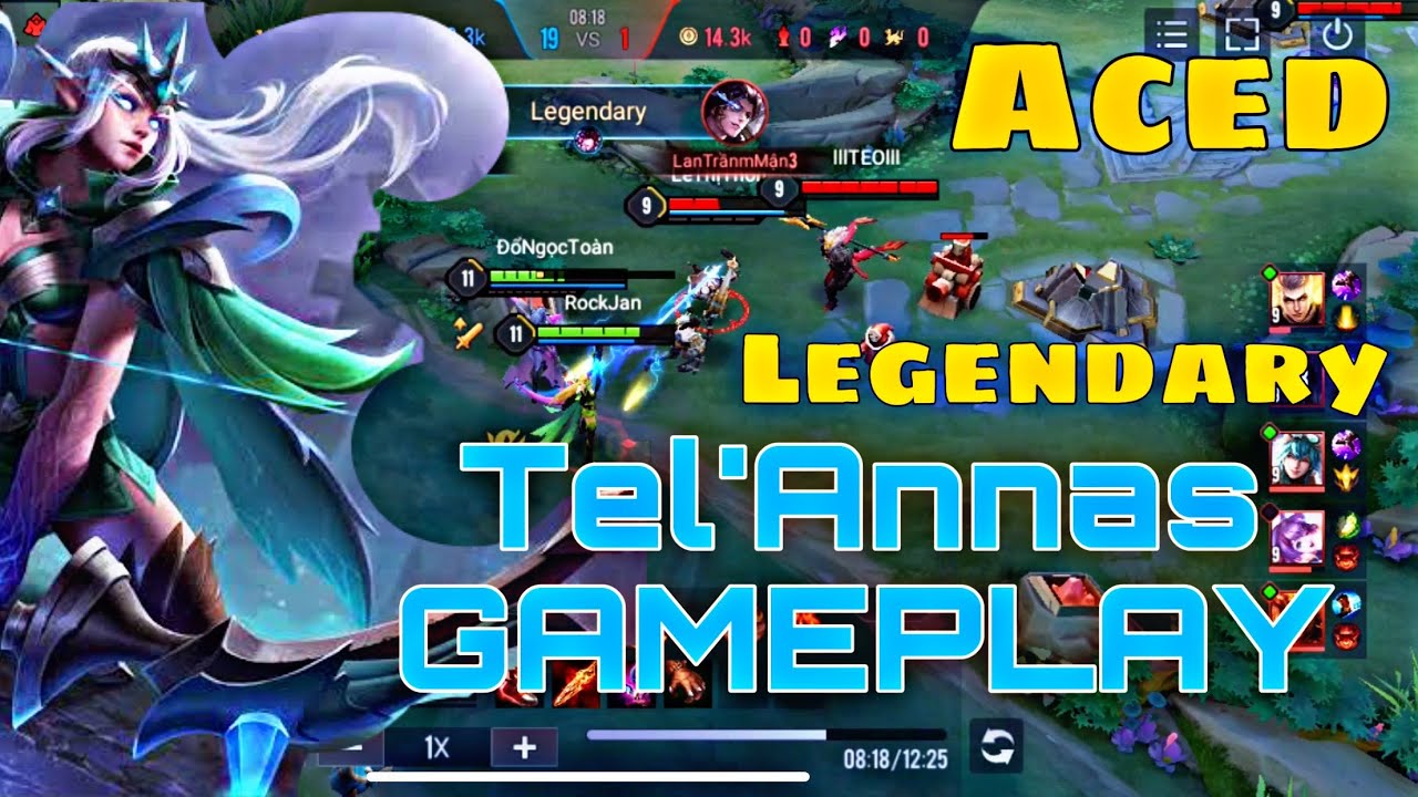 TEL'ANNAS GAMEPLAY | Perfect Build | Legendary | Aced | AOV | ClawnTV ...
