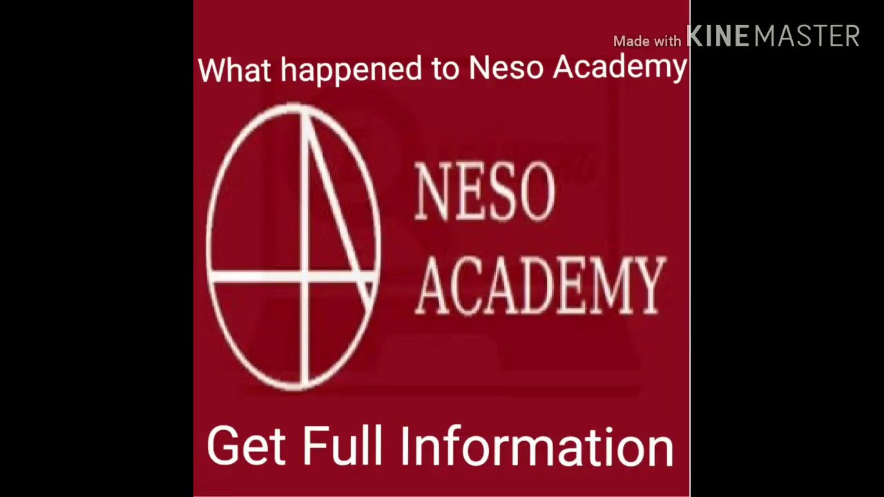 What happened to #NesoAcademy | where did Neso Academy Disappear #digitalelectronics #neso - YouTube