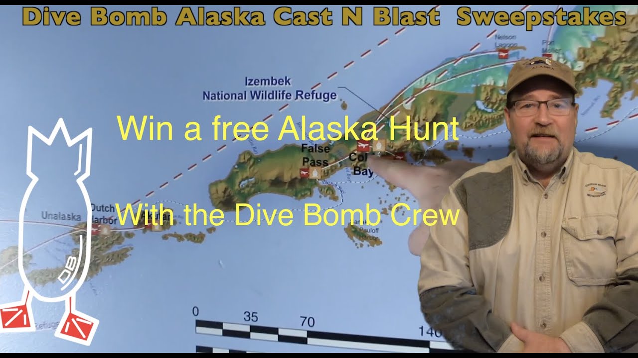Dive Bomb Cold Bay Alaska Goose hunting Sweepstakes - YouTube