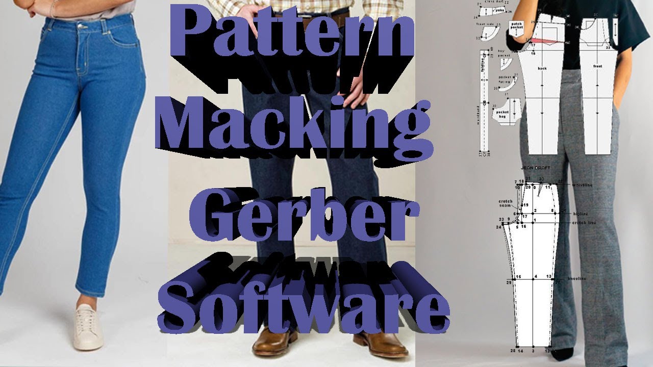 Gerber Pant Pattern Making tutorial 2-7-21 - YouTube