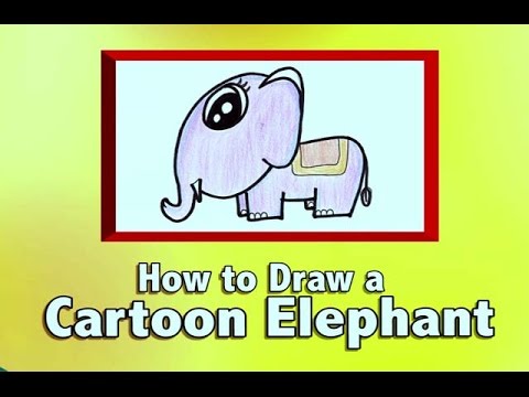 How To Draw An Elephant | Easy Step By Step Ways To Learn Drawing - YouTube