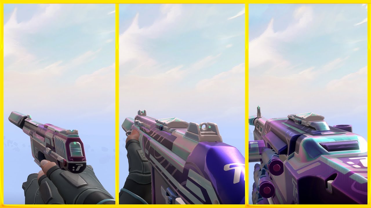 ALL TOPOTEK SKINS GAMEPLAY - VALORANT BATTLE PASS SKINS - YouTube