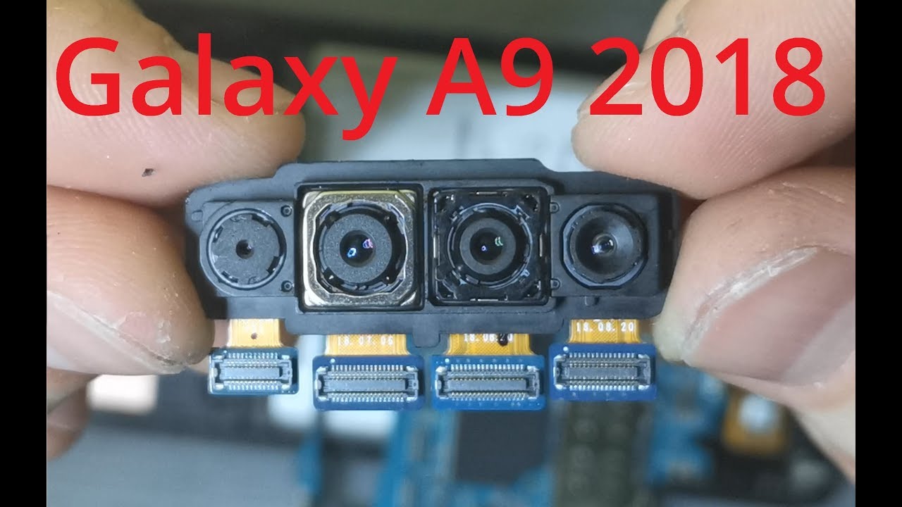 📱Galaxy A9 2018 - World's first quattro camera😍 | Unbox + teardown 4K🔧 ...