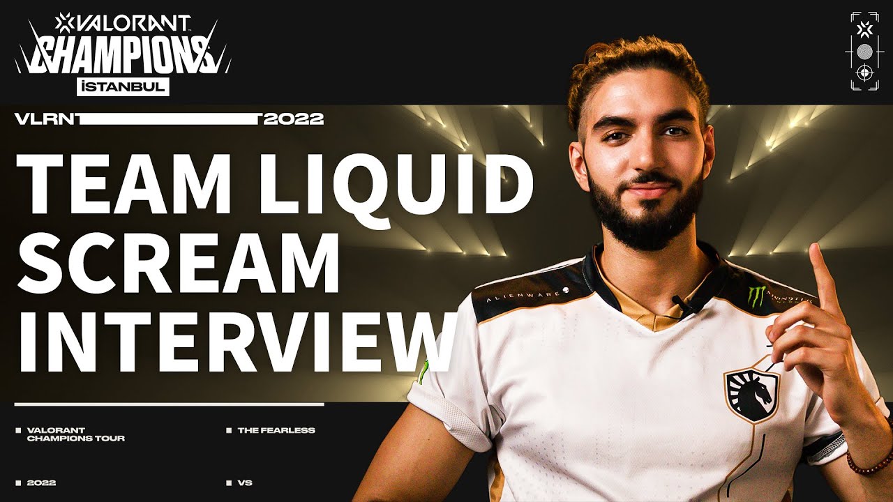 VALORANT CHAMPIONS - PLAYER INTERVIEW ScreaM - YouTube