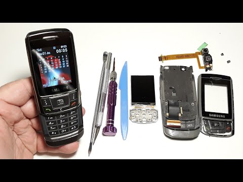 Restoration old Samsung D900i | Rebuild broken phone | Restore old smart device. Old Nokia