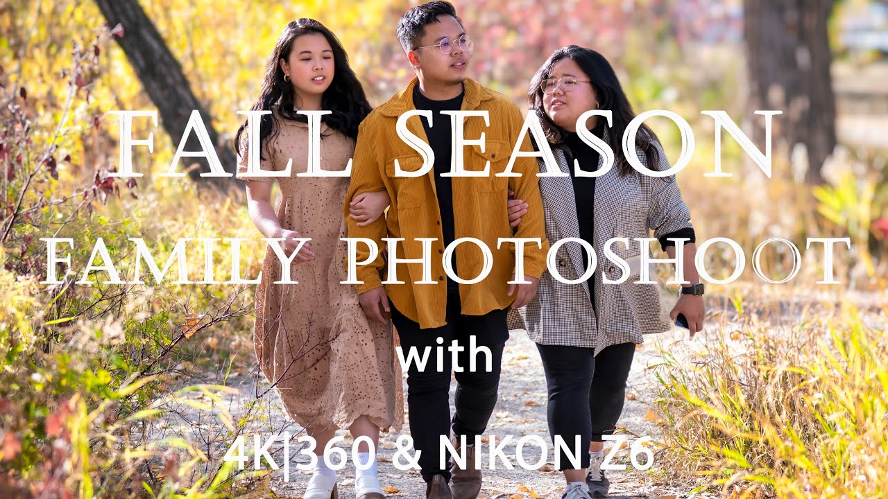 Fall Season Family Photoshoot in 4K-Insta360 X3 & Nikon Z6 | BTS - YouTube