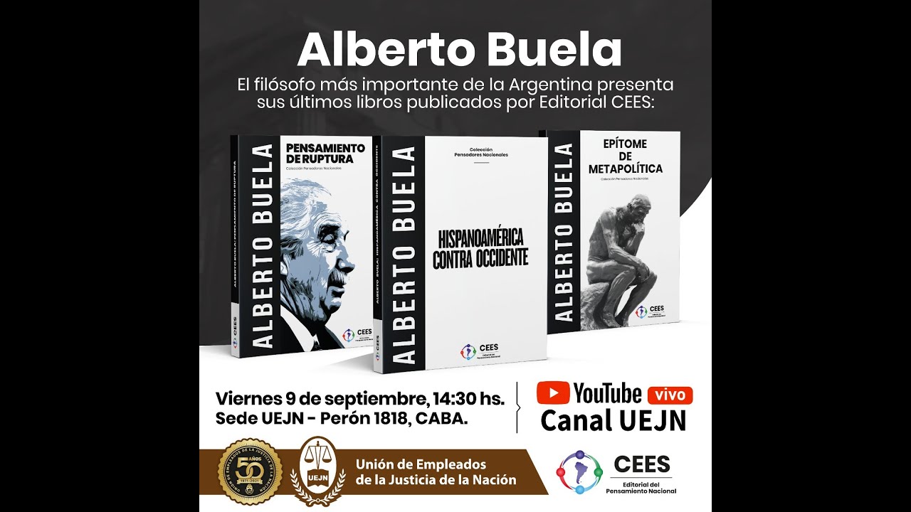 Presentación libros: Alberto Buela - YouTube