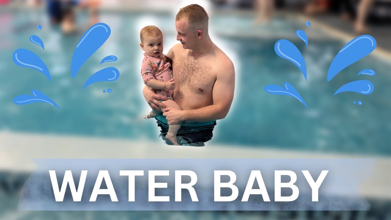 Baby Learns To Swim! Life saving swimming lesson + Weekend Vlog - YouTube