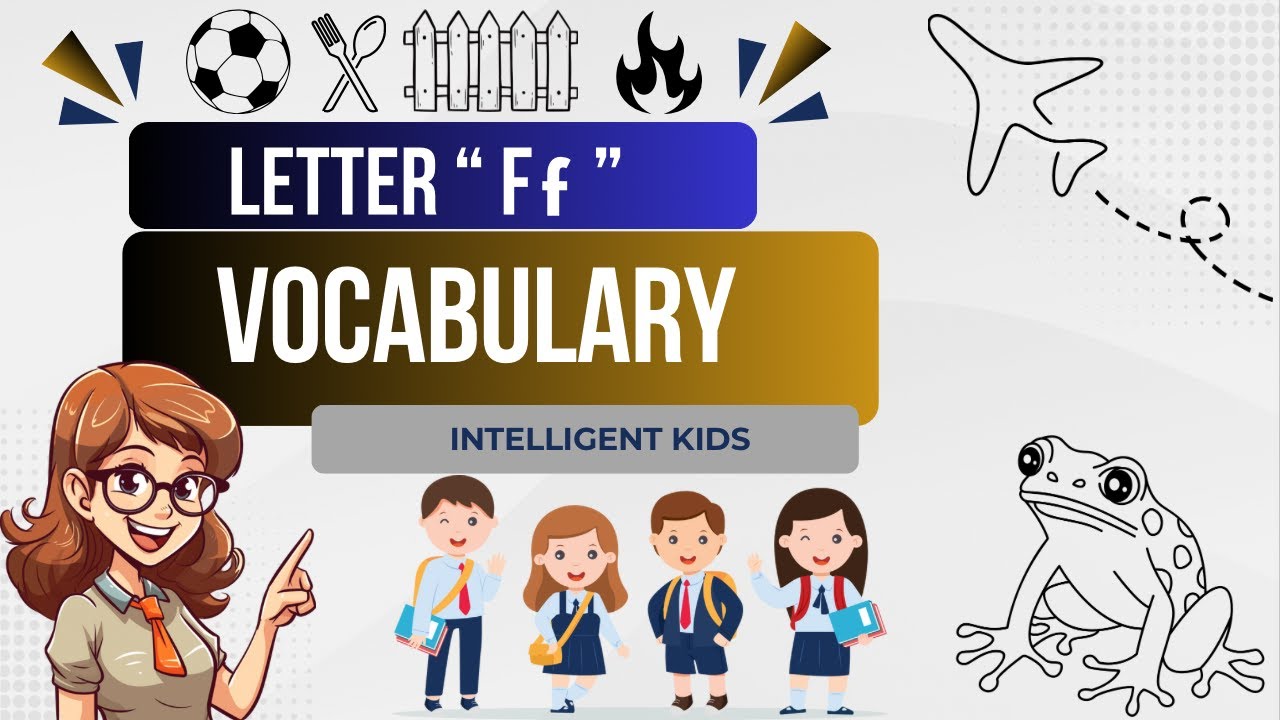 Words That Start With Letter Ff | f words | Learn Letter f | f word ...