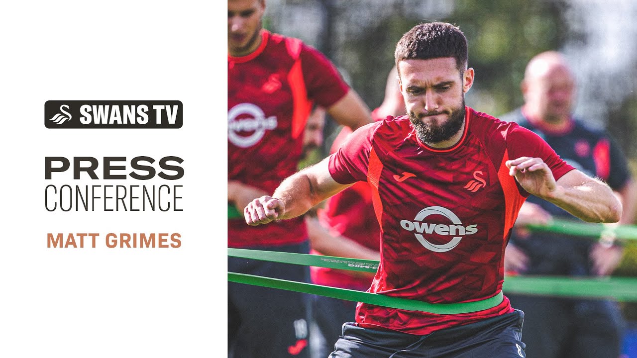 Matt Grimes ahead of Cardiff City | Press Conference - YouTube