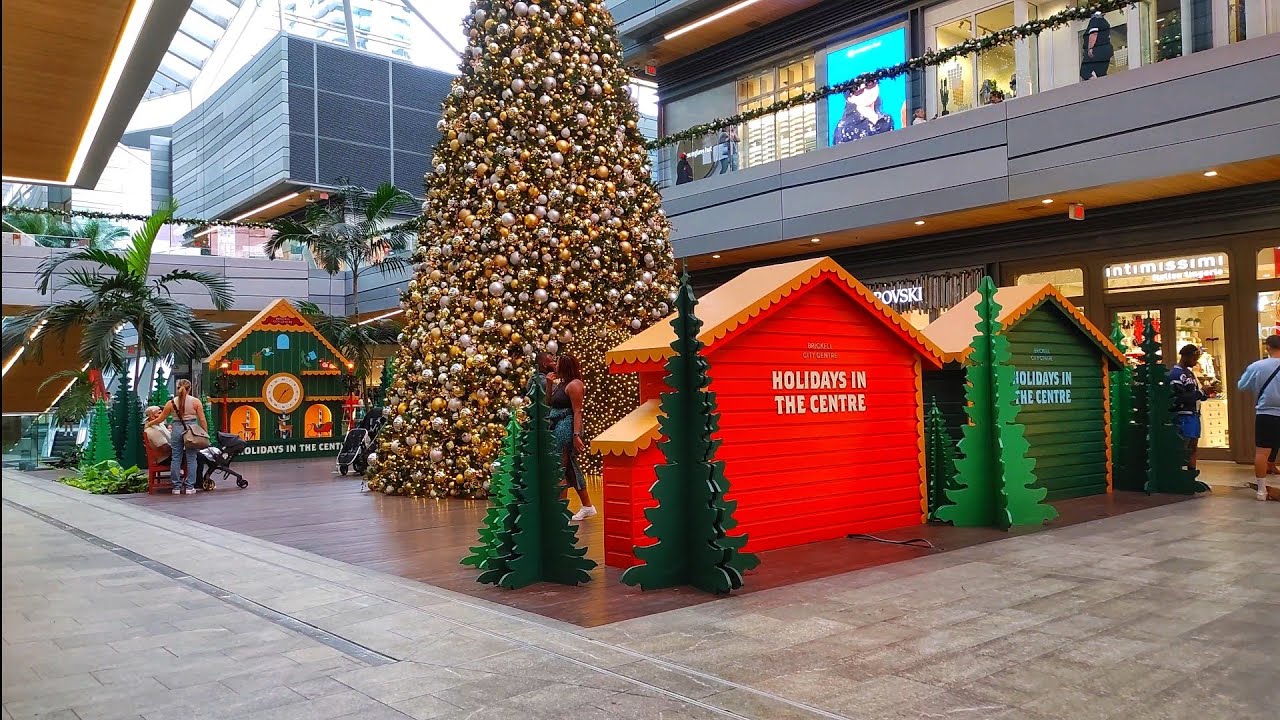 4K Brickell City Centre , Winter City Mall Walking Tour , Brickell ...