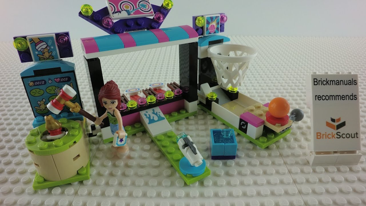 41127 LEGO® Friends Amusement Park Arcade Speed Build Review 4K by ...