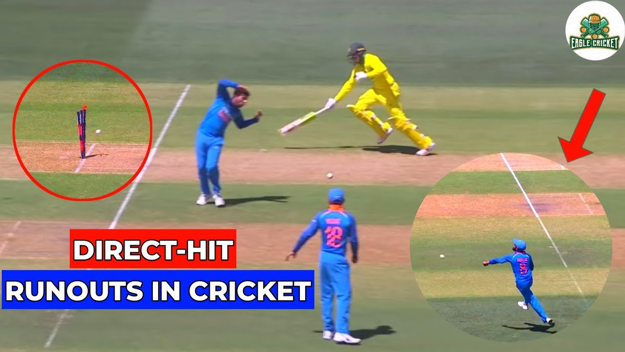 Top 10 direct hit runouts in cricket || Eagle cricket || top 10 run ...